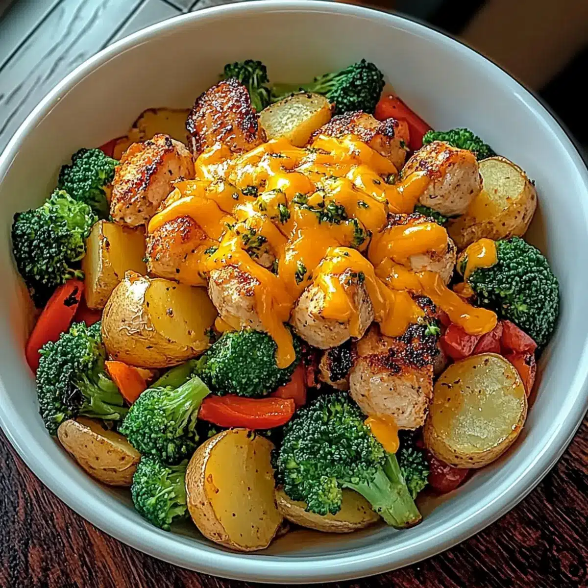 Crispy Potato & Chicken Bowl: Wholesome Comfort in Every Bite – ALFREDO ...
