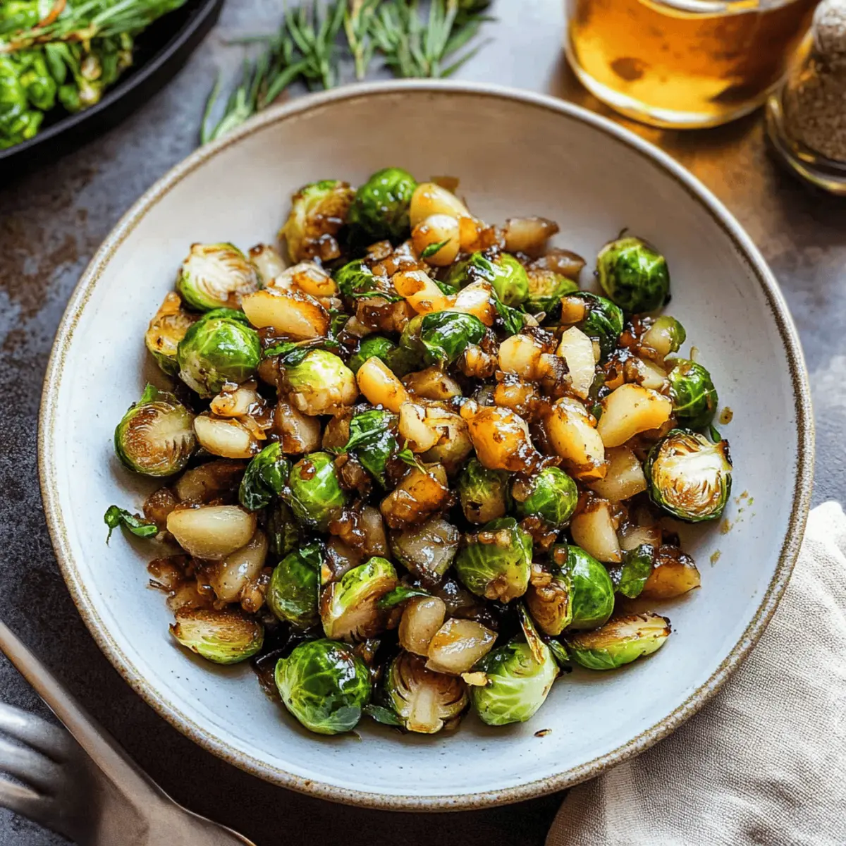 Brussels Sprouts with White Balsamic Pear Chutney Magic – ALFREDO RECIPES