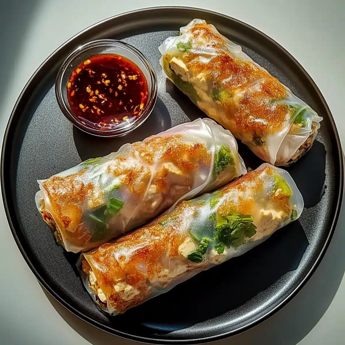 Crispy Air Fryer Rice Paper Noodle Rolls for Flavorful Snacking ...