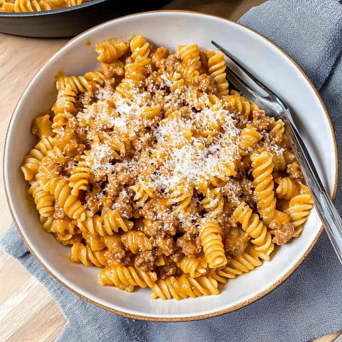 Creamy Ground Beef Pasta: Comfort Food in a Flash – ALFREDO RECIPES