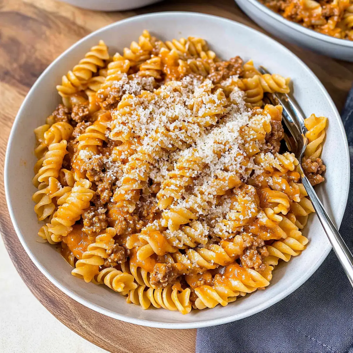 Creamy Ground Beef Pasta: Comfort Food in a Flash – ALFREDO RECIPES